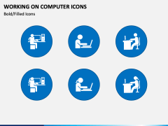 Working on Computer Icons for PowerPoint and Google Slides - PPT Slides