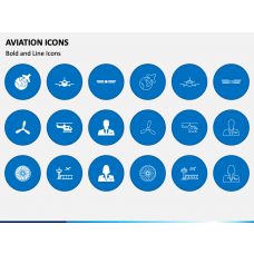 Aircraft Icons PowerPoint Template - PPT Slides | SketchBubble