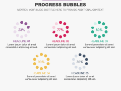 Progress Bubbles PowerPoint and Google Slides Template - PPT Slides