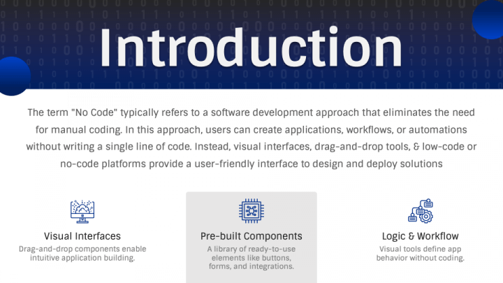 No Code PowerPoint and Google Slides Template - PPT Slides