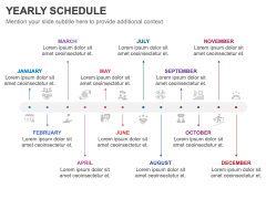 Yearly Schedule PowerPoint and Google Slides Template - PPT Slides