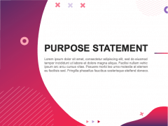 Purpose Statement PowerPoint and Google Slides Template - PPT Slides