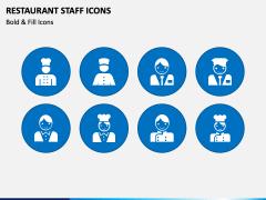 Restaurant Staff Icons for PowerPoint and Google Slides - PPT Slides