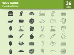 Food Icons for PowerPoint and Google Slides - PPT Slides