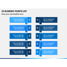 10 List Points PowerPoint Template and Google Slides Theme