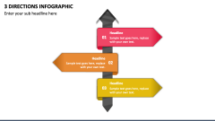 Free - 3 Directions Infographic for PowerPoint and Google Slides