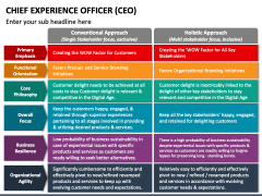 Chief Experience Officer PowerPoint and Google Slides Template - PPT Slides