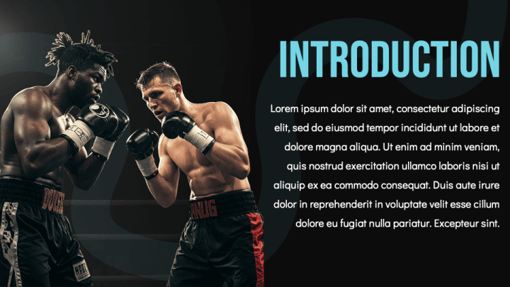 Free - Boxing Theme for PowerPoint and Google Slides - PPT Slides