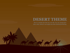 Free Desert Theme for PowerPoint and Google Slides