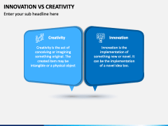 Innovation Vs Creativity PowerPoint and Google Slides Template - PPT Slides