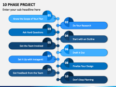 10 Phase Project PowerPoint and Google Slides Template - PPT Slides