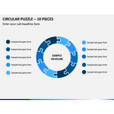 Circle Puzzle PowerPoint Templates - PPT Slides | SketchBubble