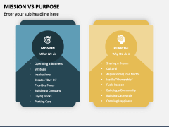 Mission Vs Purpose PowerPoint and Google Slides Template - PPT Slides
