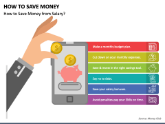 How to Save Money PowerPoint and Google Slides Template - PPT Slides