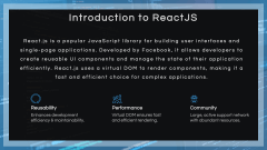 React JS PowerPoint and Google Slides Template - PPT Slides