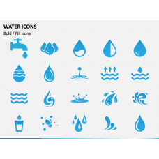 Plumbing Icons PowerPoint Template - PPT Slides | SketchBubble