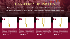 Free - Iskcon Presentation Theme for PowerPoint and Google Slides - PPT Slides