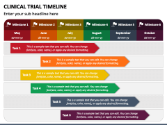 Clinical Trial Timeline PowerPoint and Google Slides Template - PPT Slides