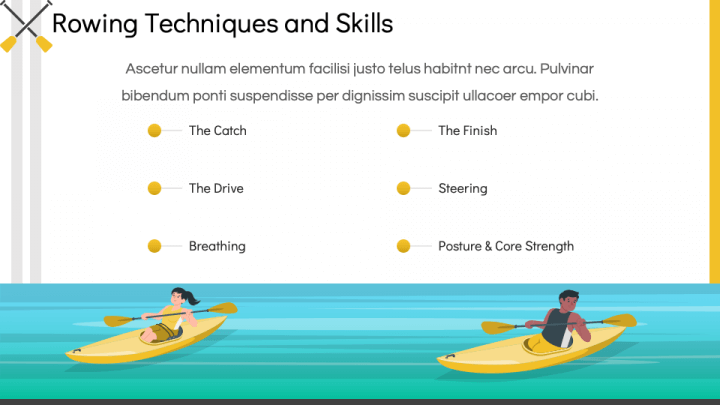 Free - Rowing Theme for PowerPoint and Google Slides - PPT Slides