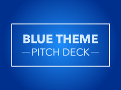 Blue Pitch Deck for PowerPoint and Google Slides - PPT Slides