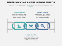 Interlocking Chain Infographics for PowerPoint and Google Slides