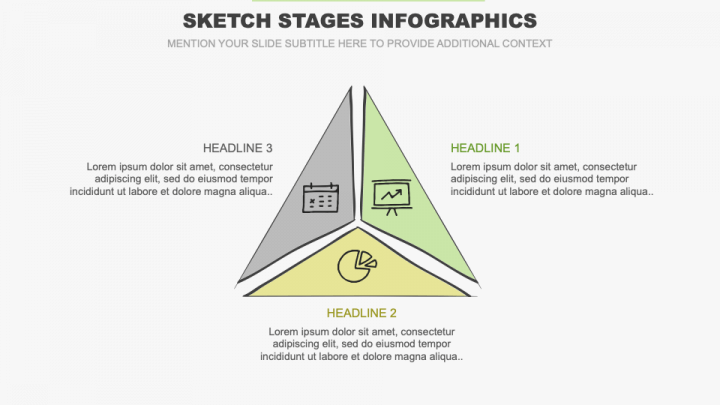 Sketch Stages Infographics for PowerPoint and Google Slides - PPT Slides