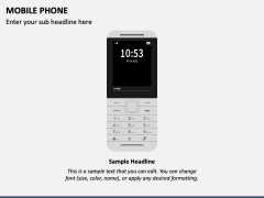Mobile Phone Graphics for PowerPoint and Google Slides - PPT Slides
