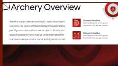 Free - Archery Theme for PowerPoint and Google Slides - PPT Slides