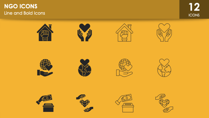 NGO Icons for PowerPoint and Google Slides