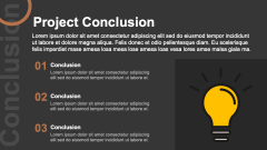 Project Conclusion PowerPoint and Google Slides Template - PPT Slides