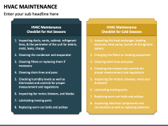 HVAC Maintenance PowerPoint and Google Slides Template - PPT Slides