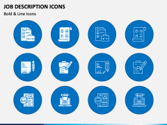 Job Description Icons for PowerPoint and Google Slides - PPT Slides