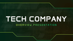 Tech Company Overview PowerPoint and Google Slides Template - PPT Slides