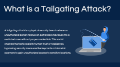 Tailgating Attack PowerPoint and Google Slides Template - PPT Slides