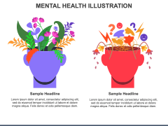 Mental Health Illustration for PowerPoint and Google Slides - PPT Slides