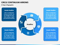 Circle Continuum Arrows for PowerPoint and Google Slides - PPT Slides