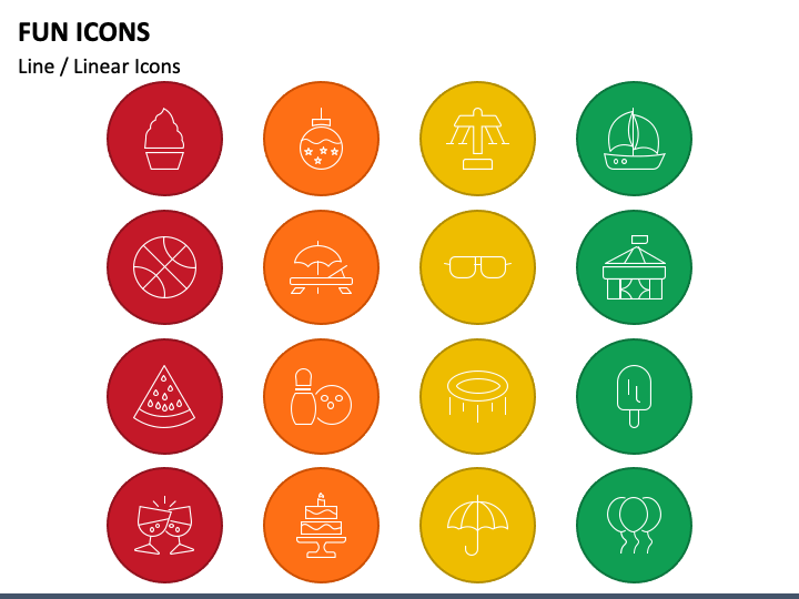 Fun Icons for PowerPoint and Google Slides - PPT Slides