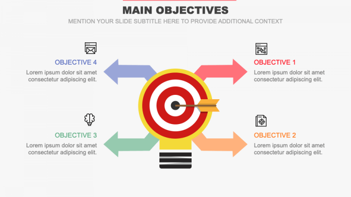 Main Objectives PowerPoint and Google Slides Template - PPT Slides