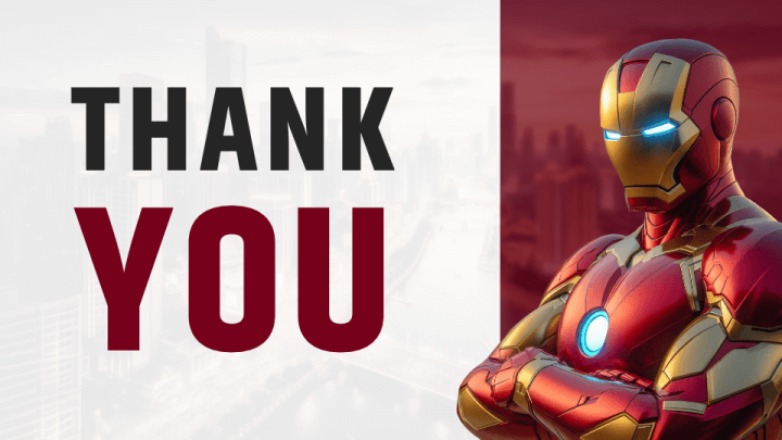 Free - Iron Man Presentation Theme for PowerPoint and Google Slides - PPT Slides