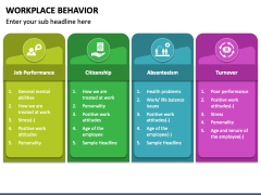 Workplace Behavior PowerPoint and Google Slides Template - PPT Slides