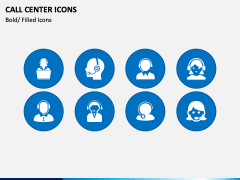 Call Center Icons for PowerPoint and Google Slides - PPT Slides