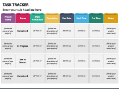 Task Tracker PowerPoint and Google Slides Template - PPT Slides