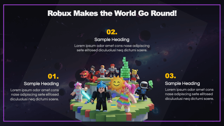 Free - Roblox Theme for PowerPoint and Google Slides - PPT Slides