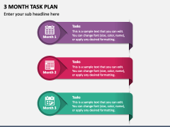 3 Month Task Plan PowerPoint and Google Slides Template - PPT Slides