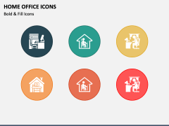 Home Office Icons for PowerPoint and Google Slides - PPT Slides