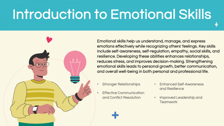 Free - Emotional Skills Workshop PowerPoint and Google Slides Template ...