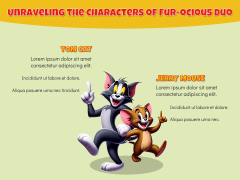 Free - Tom and Jerry Theme for PowerPoint and Google Slides - PPT Slides