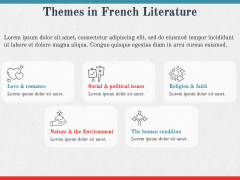 Free - French Literature Presentation Theme for PowerPoint and Google ...