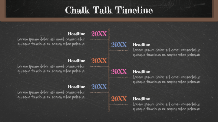 Creative Blackboard Theme for PowerPoint and Google Slides Template ...