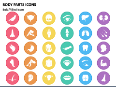 Body Parts Icons for PowerPoint and Google Slides - PPT Slides